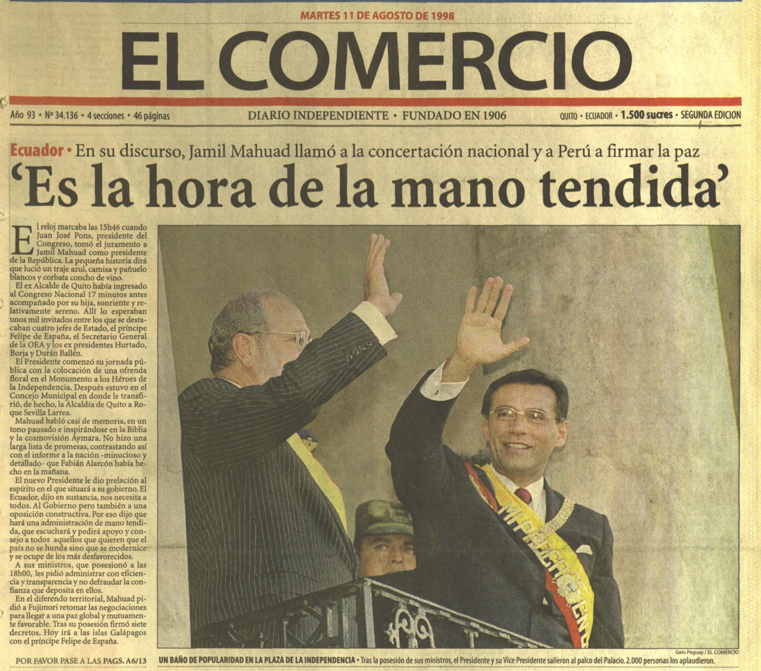 Presidencia – Jamil Mahuad